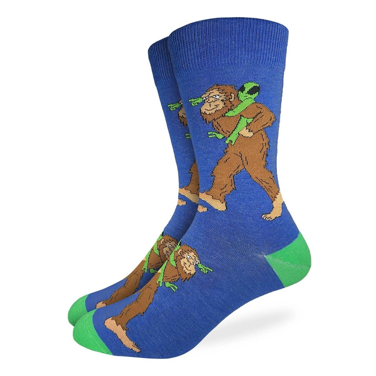Bigfoot with Alien - Socks – Wears The Mountain