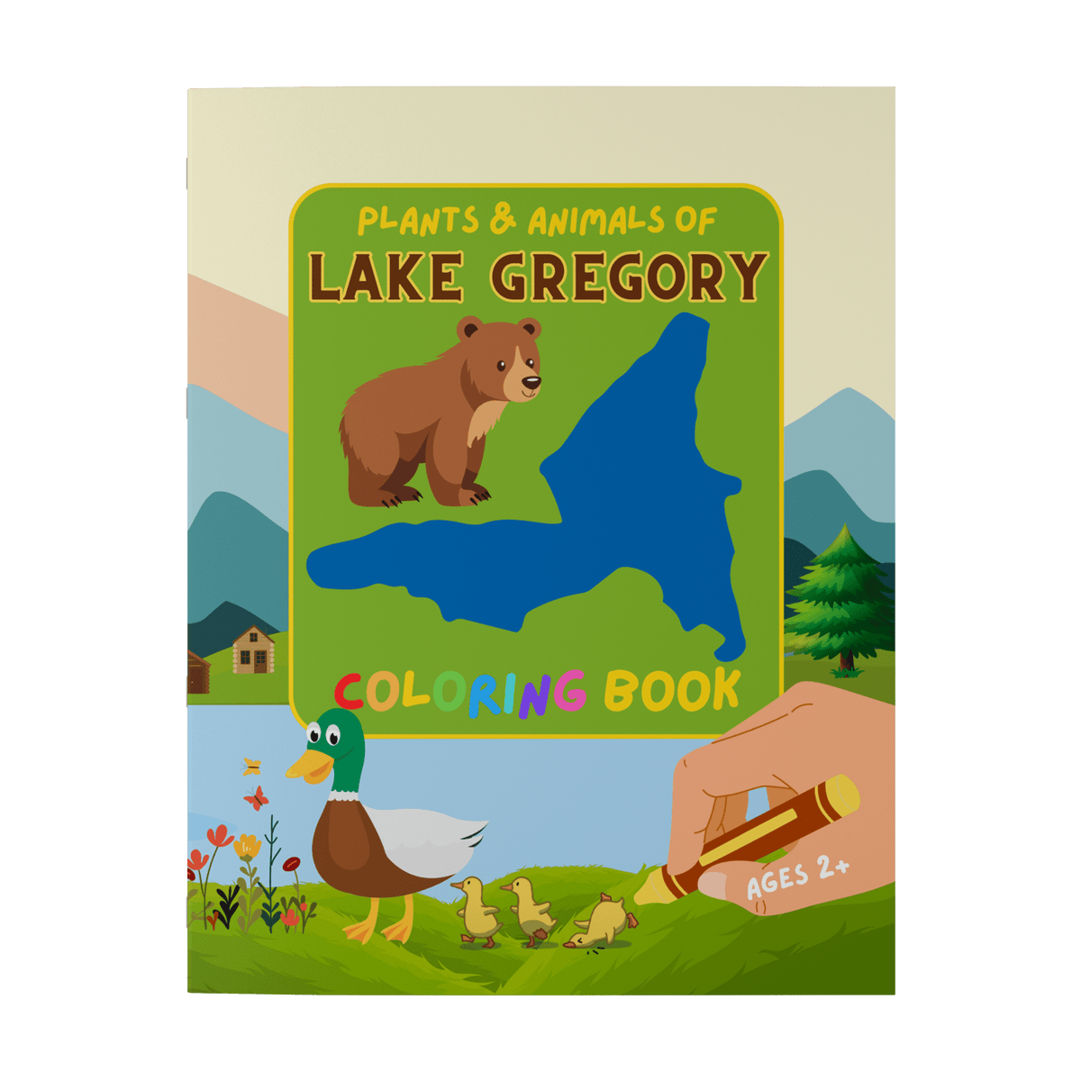 Plants and Animals of Lake Gregory - Coloring Book (Ages 2+) – Wears ...