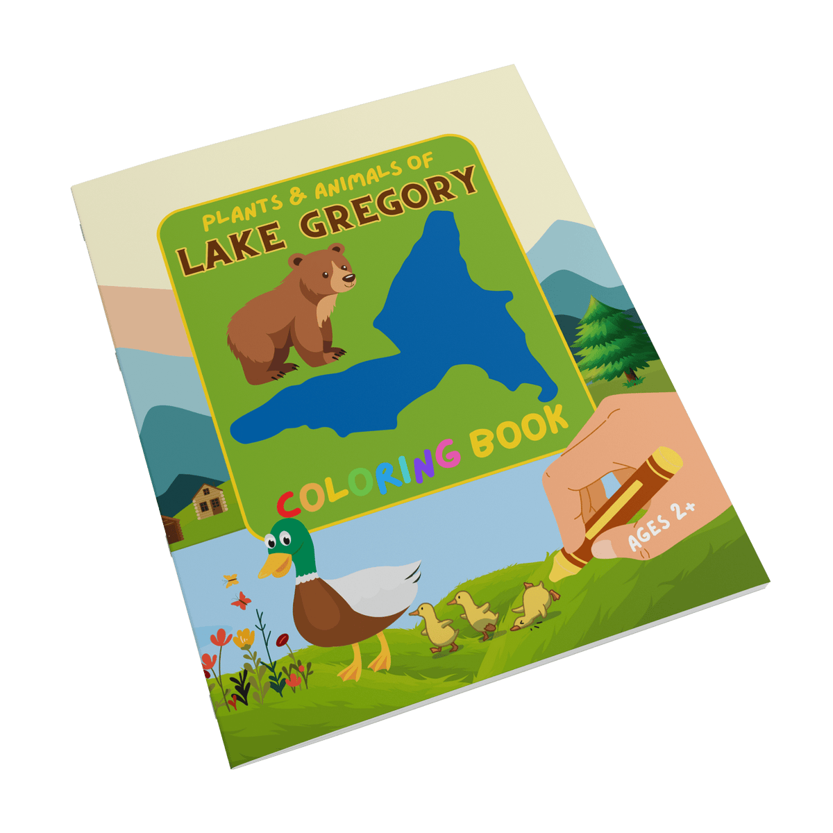 Plants and Animals of Lake Gregory - Coloring Book (Ages 2+) – Wears ...