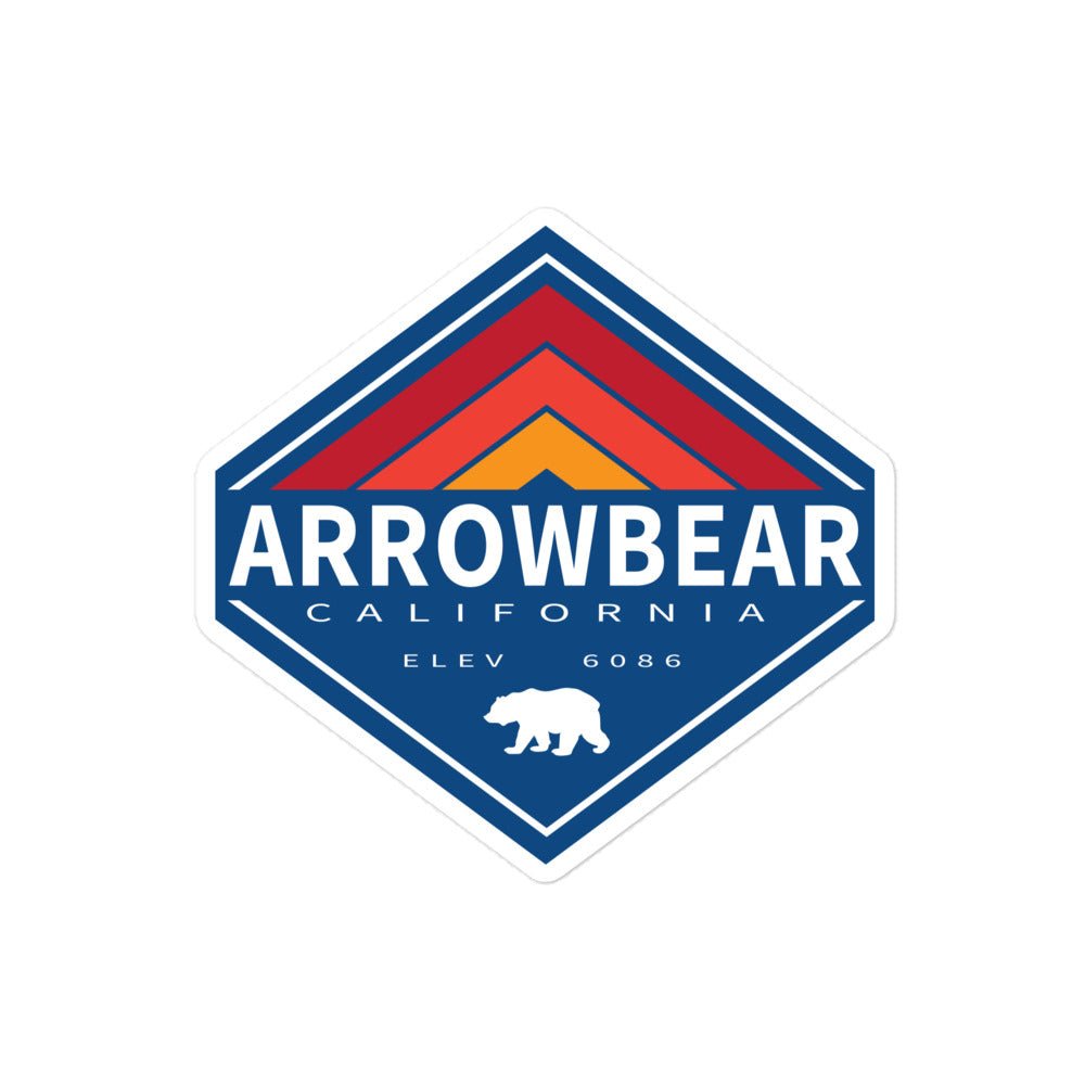 Arrowbear Retro Diamond - Sticker – Wears The Mountain