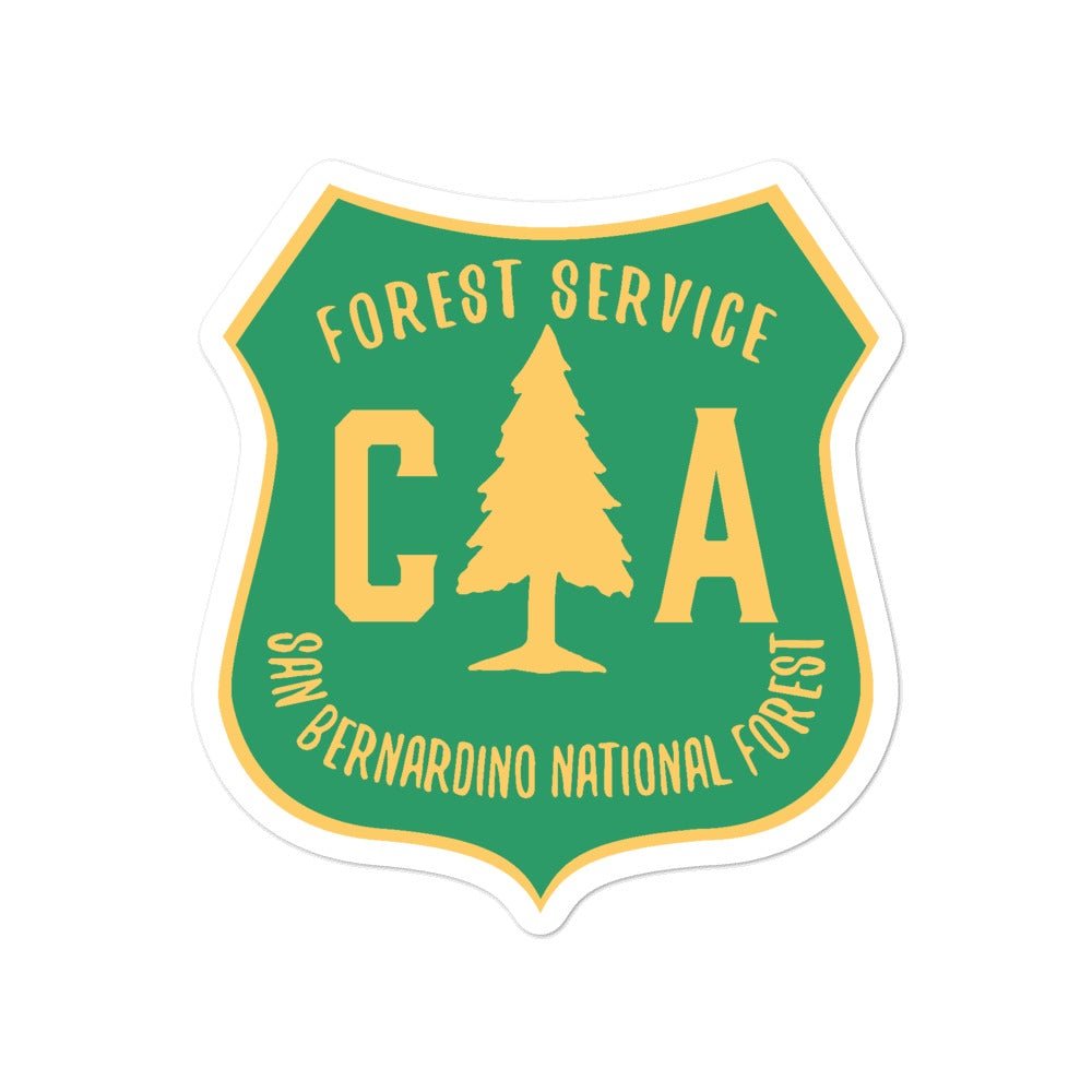 CA Forest Service Shield - San Bernardino National Forest - Sticker ...