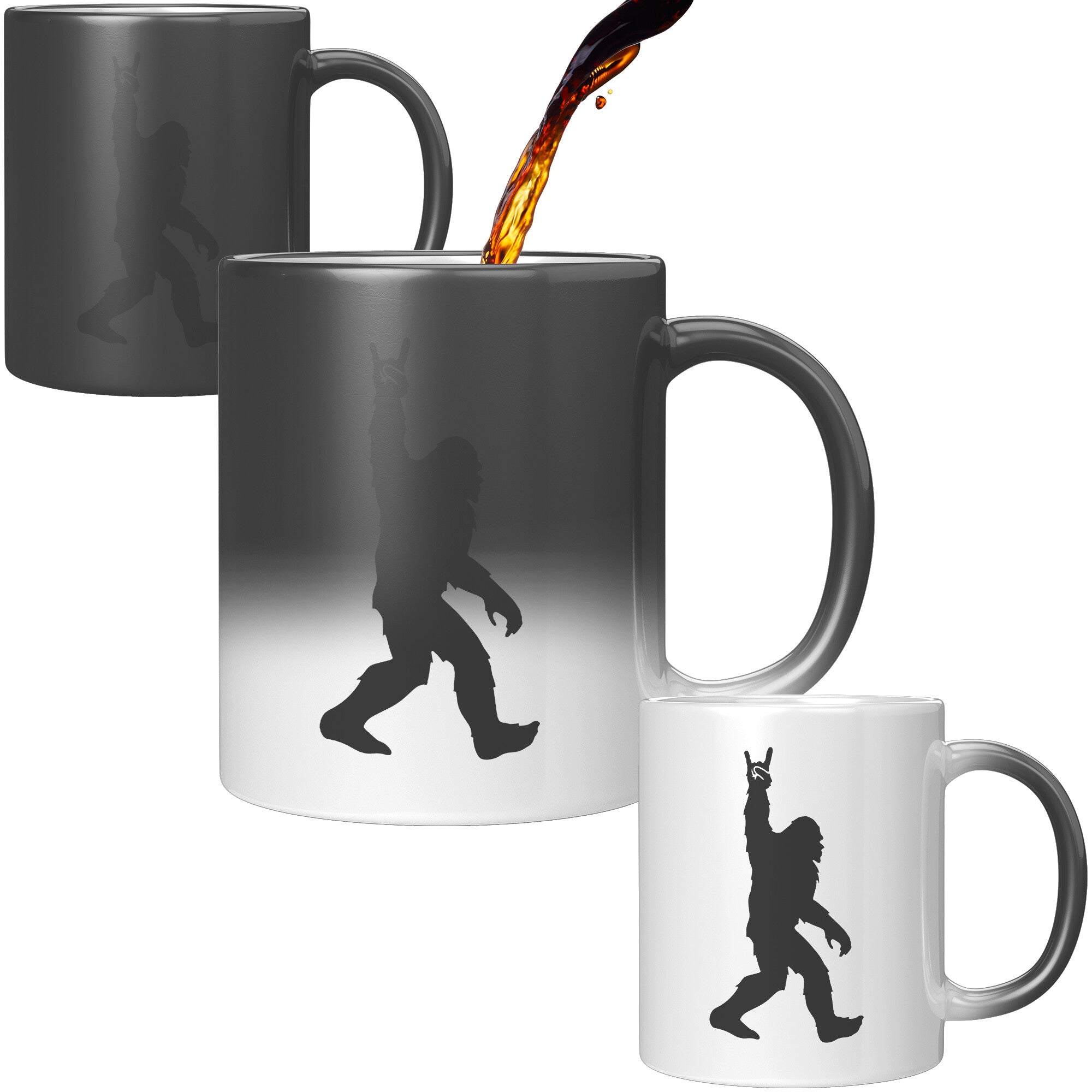 Disappearing Sasquatch: Rock on - Color Changing Coffee Mug – Wears The ...