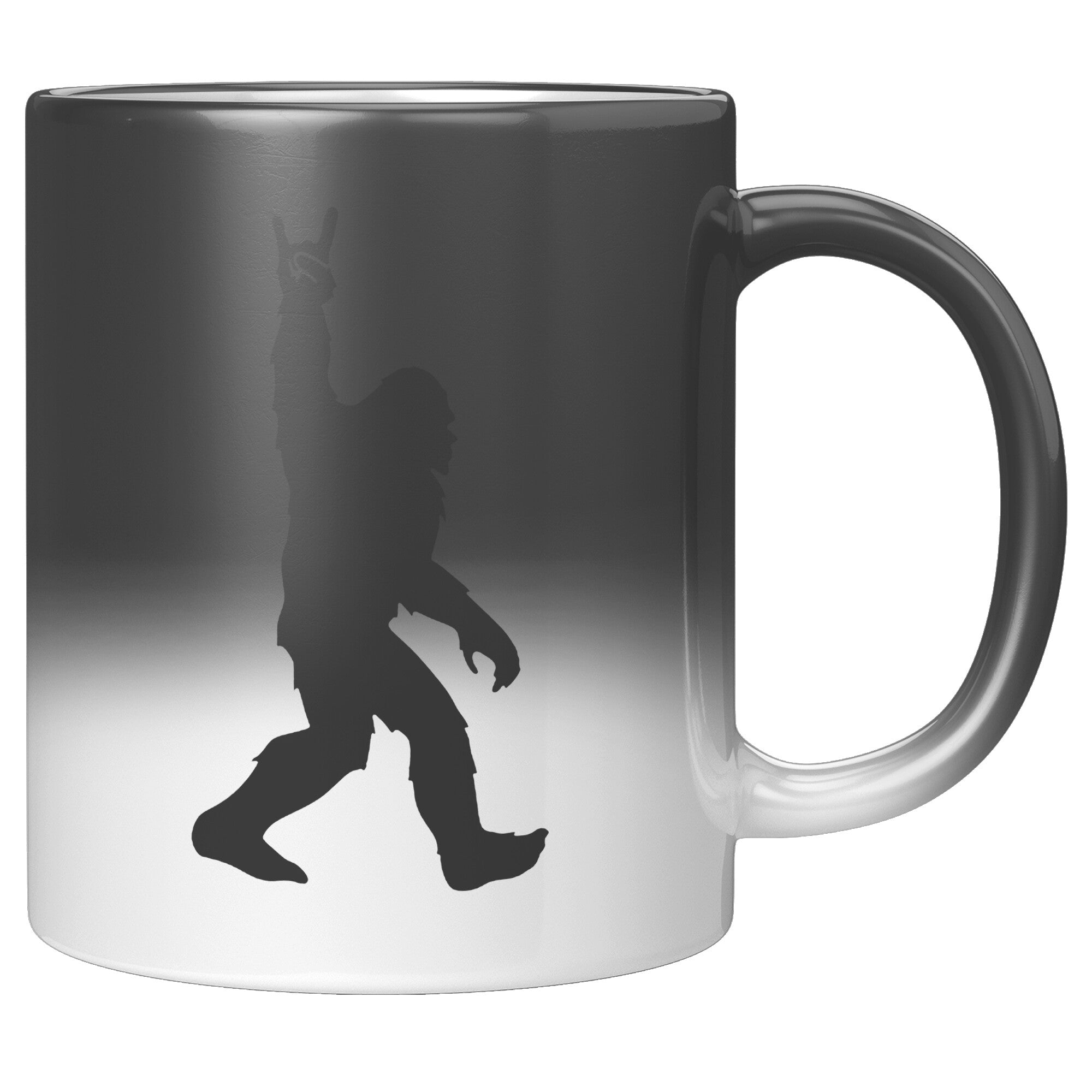 Disappearing Sasquatch: Rock on - Color Changing Coffee Mug – Wears The ...
